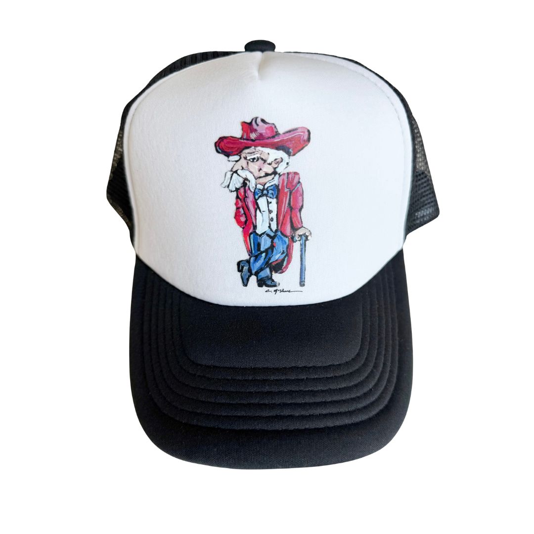 "Ole Reb" Trucker Hat – Chelsea McShane Art