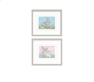"Bunny Hunnies" on paper – Chelsea McShane Art