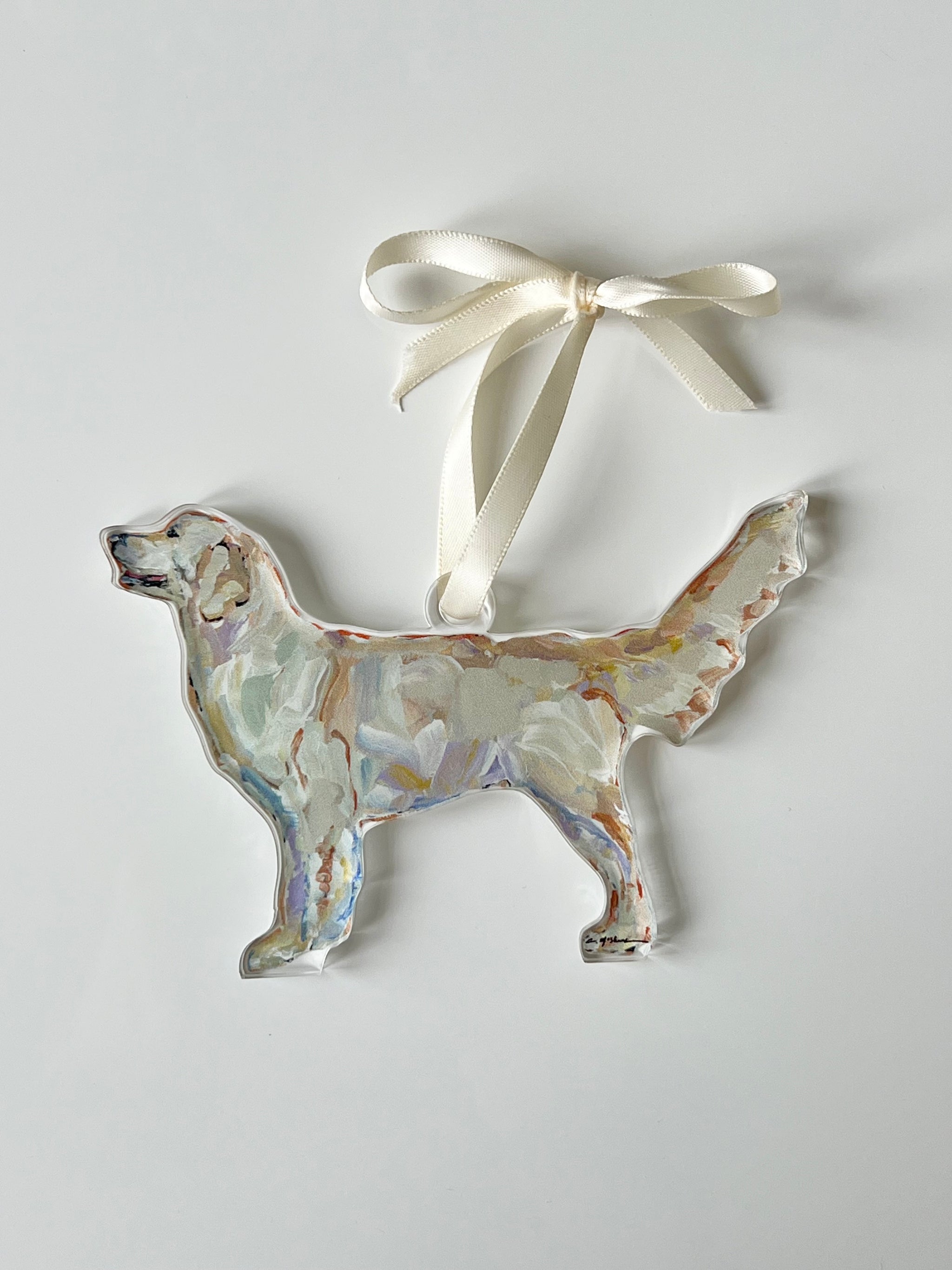 Golden Retriever Light (Ornament) – Chelsea McShane Art