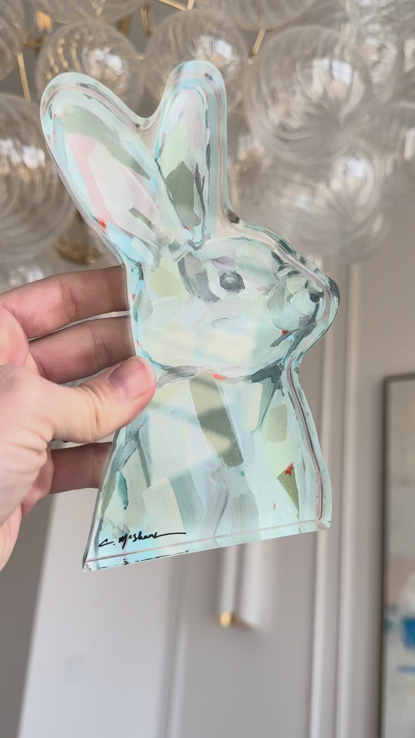"Bunny Love" acrylic – Chelsea McShane Art