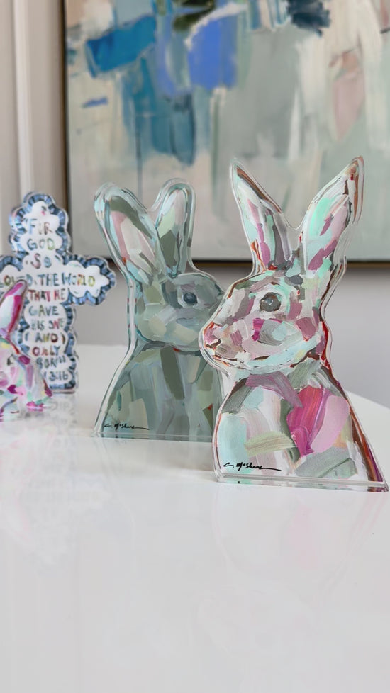 "Bunny Love" acrylic – Chelsea McShane Art