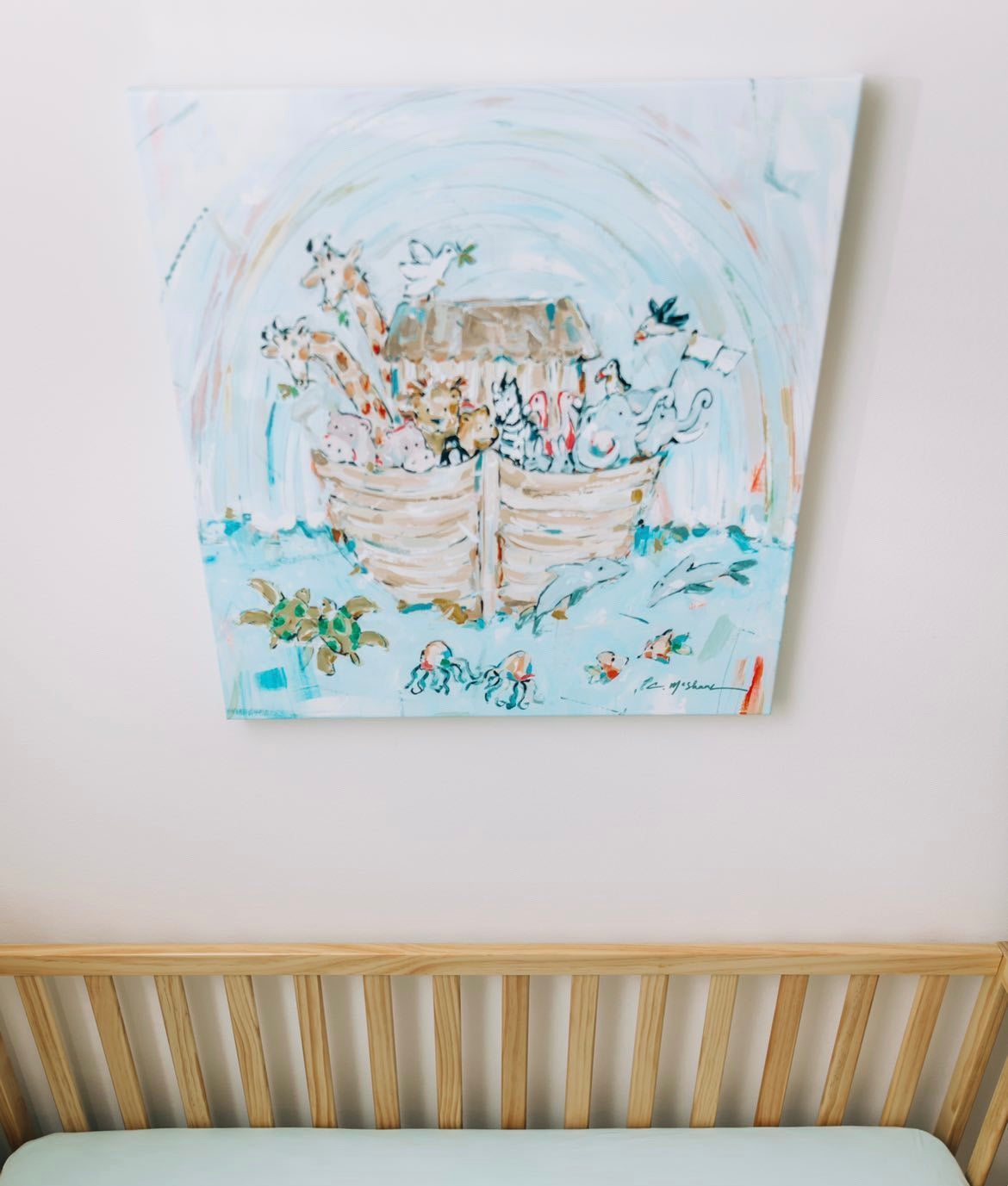 Noah's ark III on canvas – Chelsea McShane Art