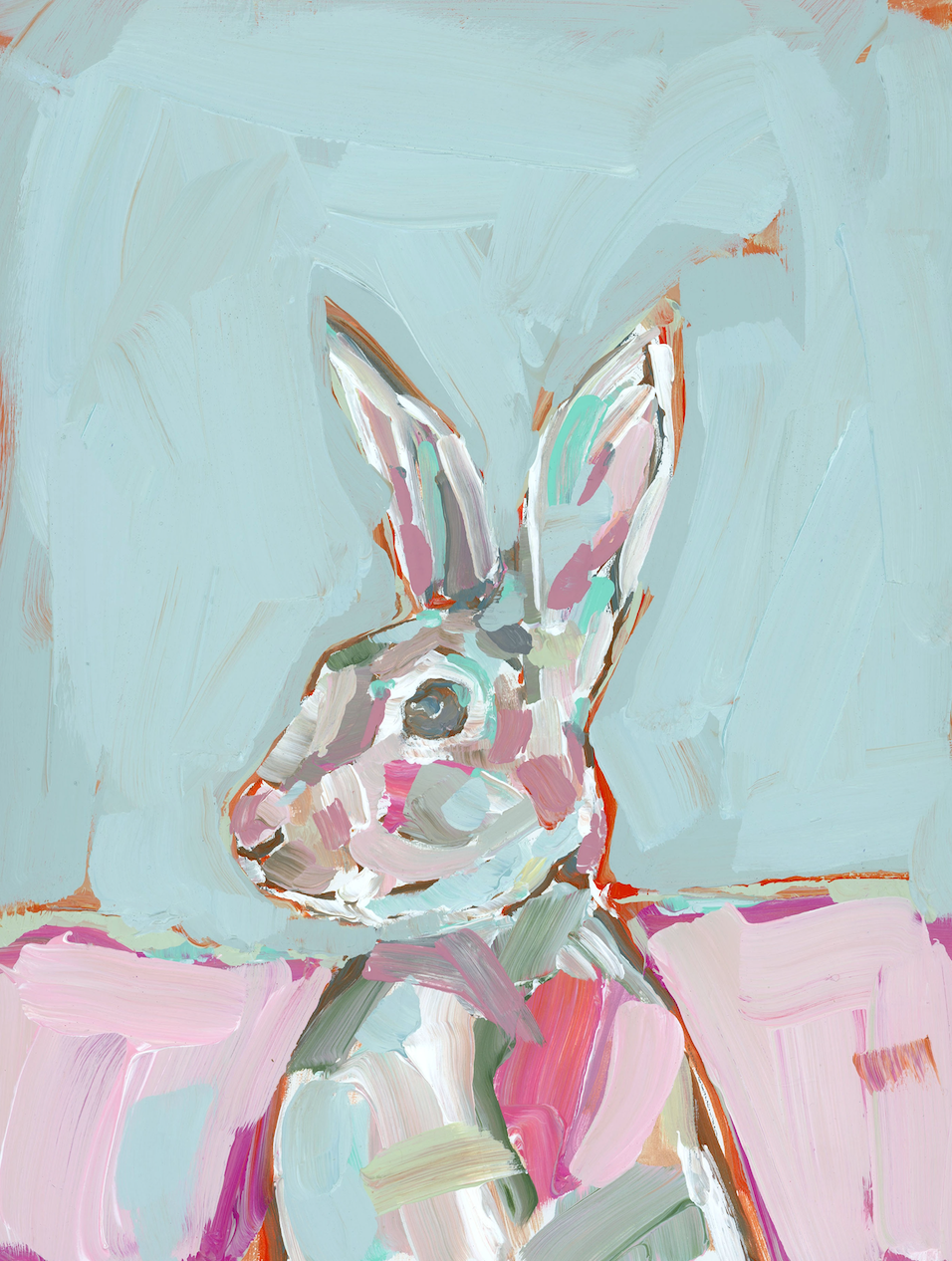 "Bunny Girl" on paper – Chelsea McShane Art