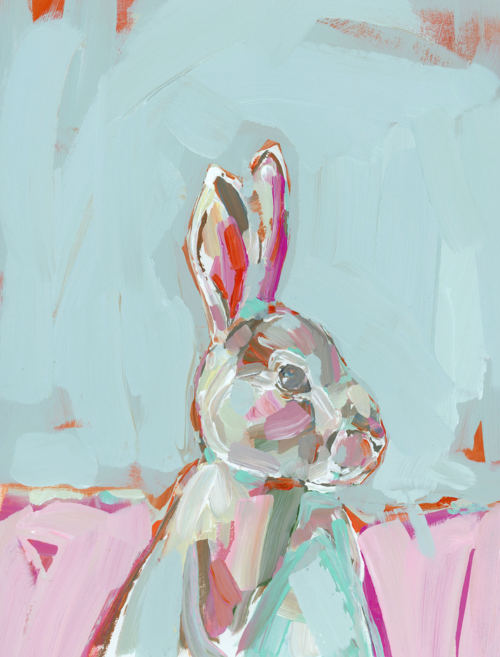 "Bunny Girl" on paper – Chelsea McShane Art