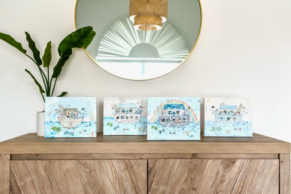 Noah's ark III on canvas – Chelsea McShane Art