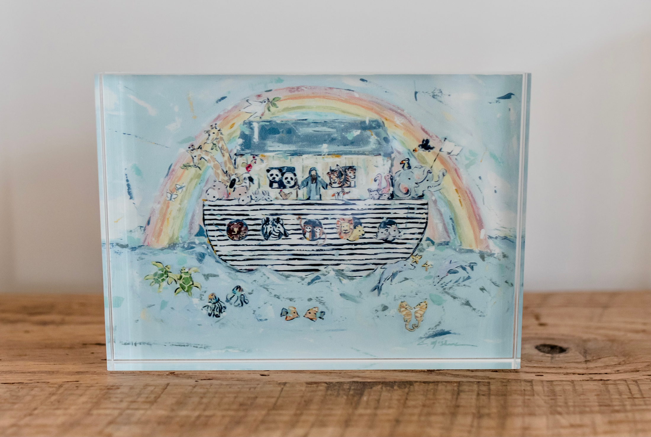 "Noah's Ark" acrylic blocks – Chelsea McShane Art