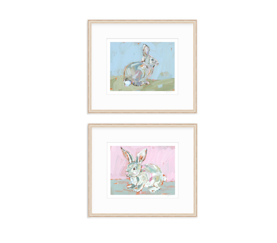 "Bunny Hunnies" on paper – Chelsea McShane Art